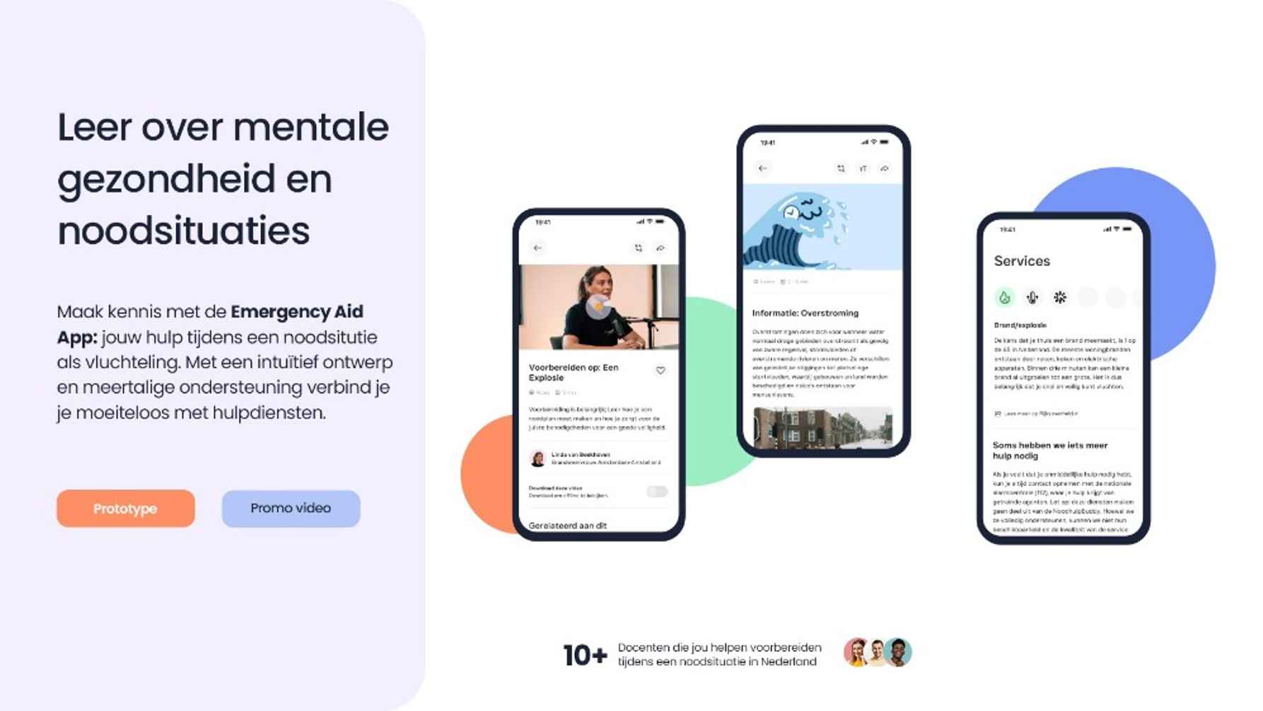 Noodcommunicatie voor iedereen: student ontwerpt emergency app voor ...