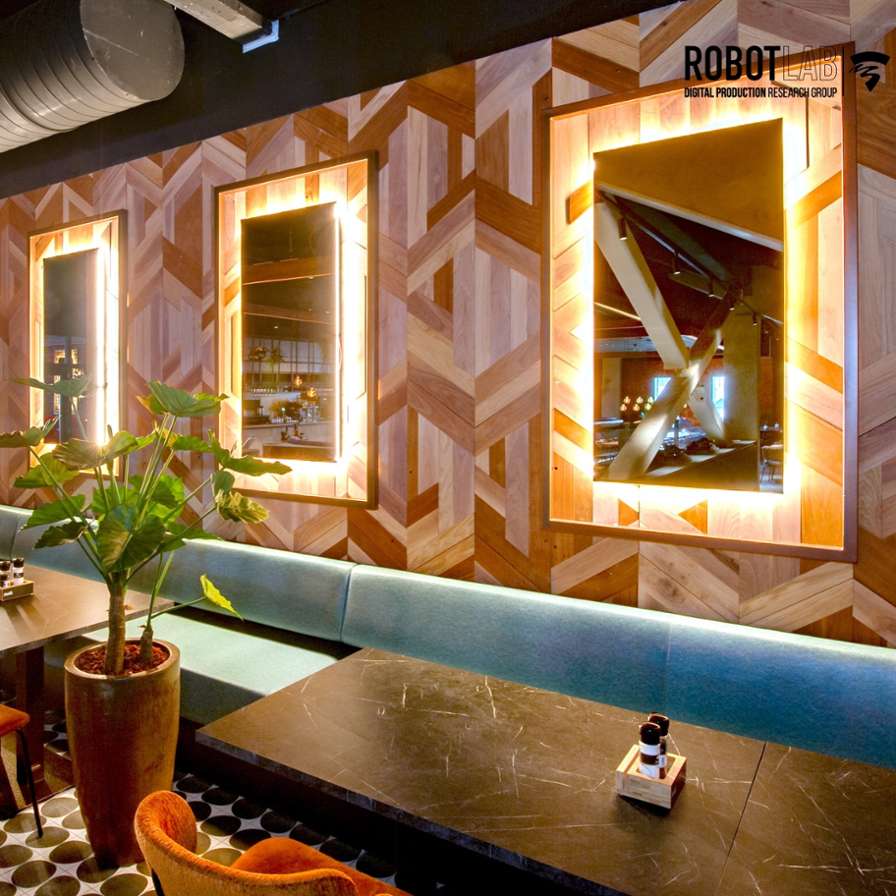 Robotlab ontwerpt eyecatcher van resthout voor bowlingbaan | Nieuws | HvA