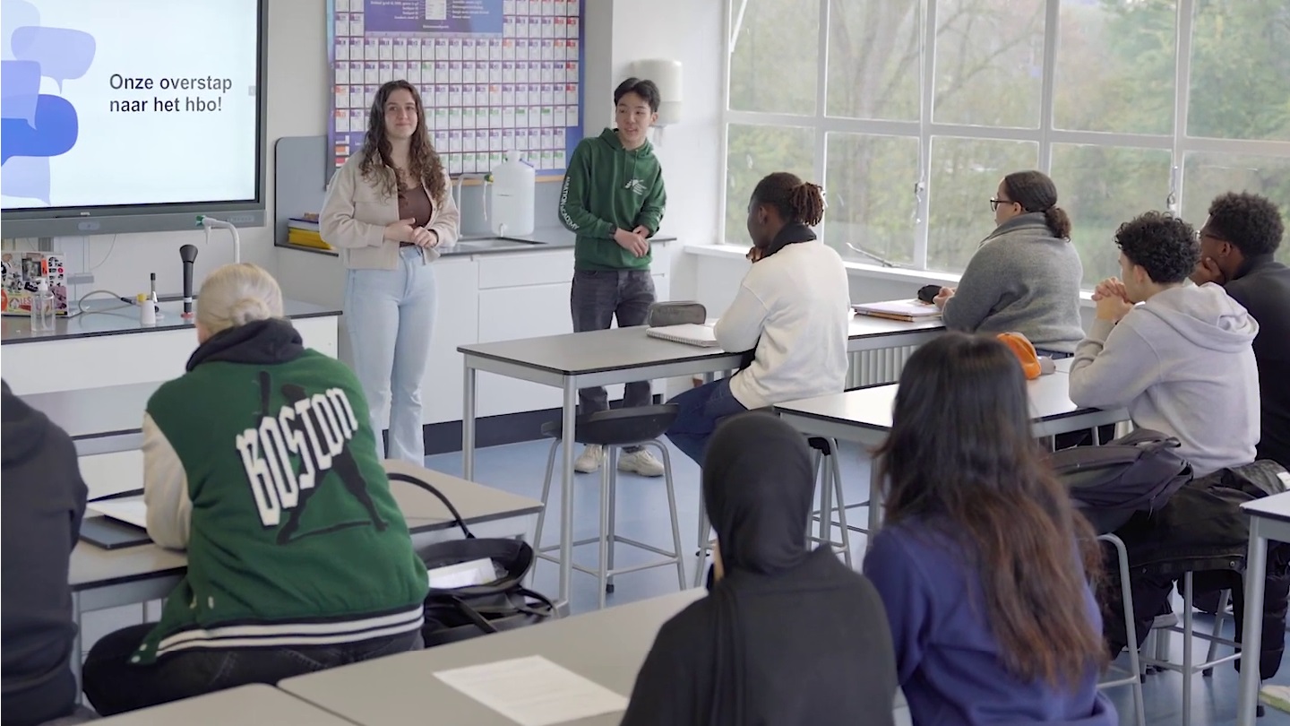 Studenten Leren In De Klas Gun Alle Aanstaande Studenten Een